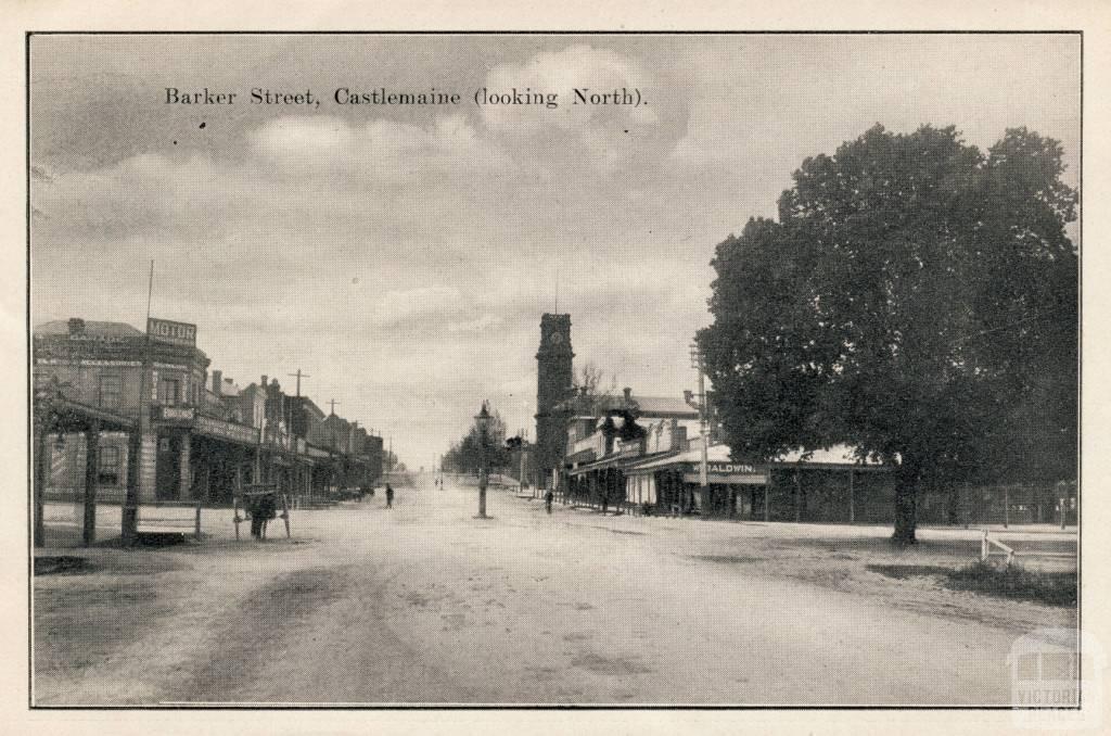 Barker Street, Castlemaine (looking north), 1915 | Victorian Places Barker Street, Castlemaine (looking north), 1915 | Victorian Places
